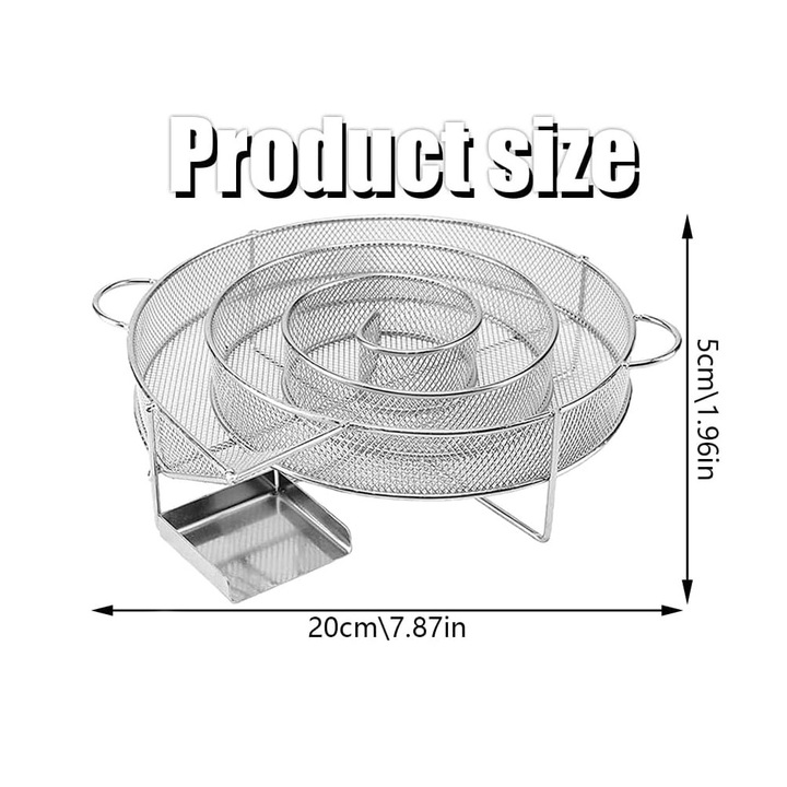 Generator de fum rece pentru gratar, Inox, Argintiu - eMAG.ro