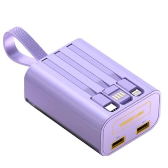 Power bank, 20000 mAh, Violet - eMAG.ro