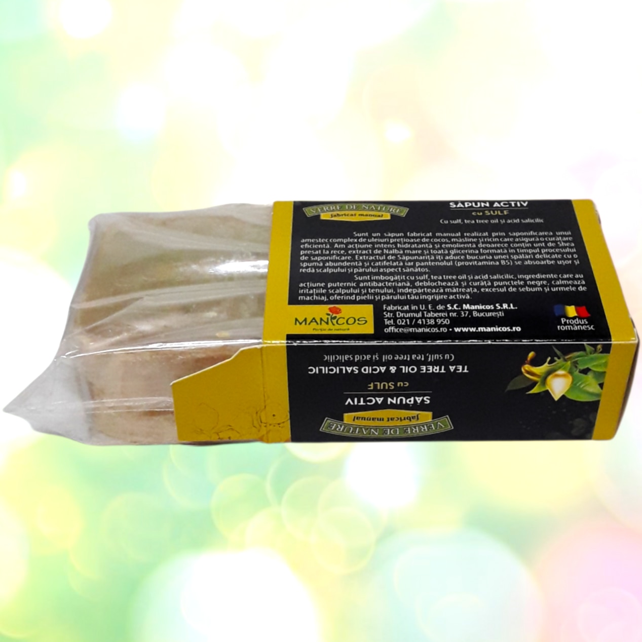 Kit Sapunuri Activ Purificator cu acid salicilic (Neem & Sulf) pentru ...