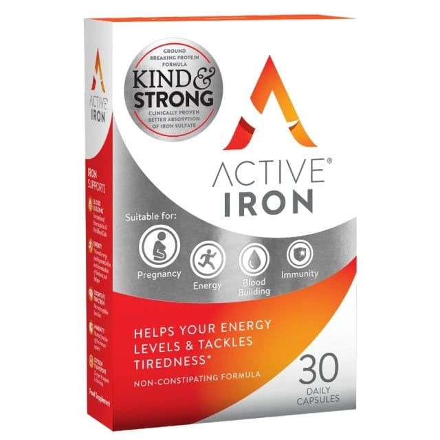 Active Iron 25 mg 30 capsule zilnice - eMAG.ro