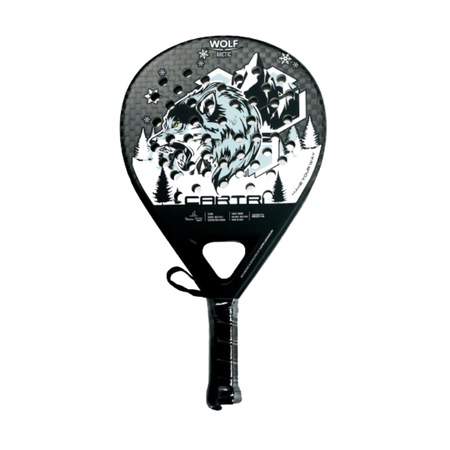 Racheta padel, Cartri, Negru/Alb - eMAG.ro