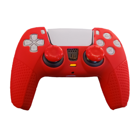 Husa controller PS5 Battletron Skin pentru PlayStation 5, rosie, cu ...