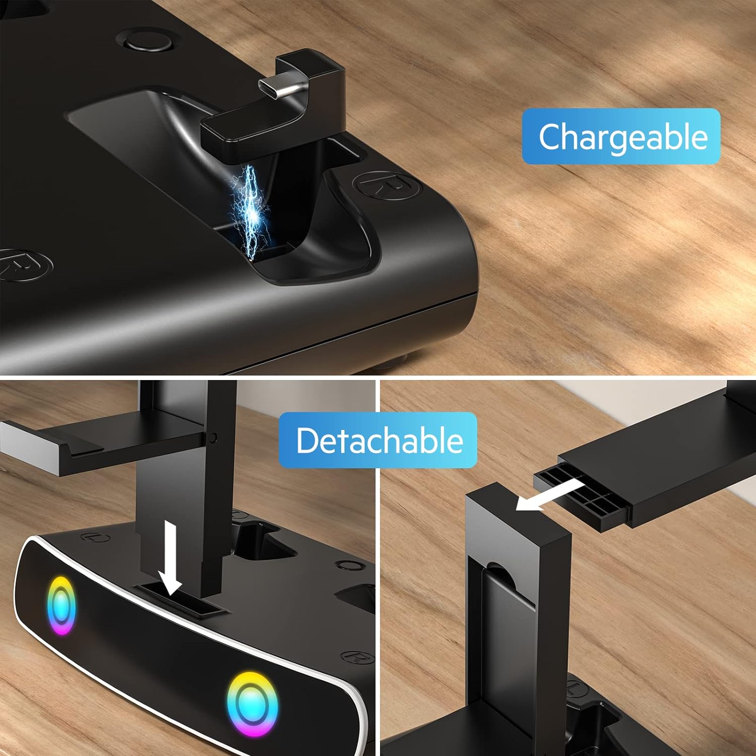Statie de incarcare dubla pentru Controller PlayStation VR2 Sense, cu ...