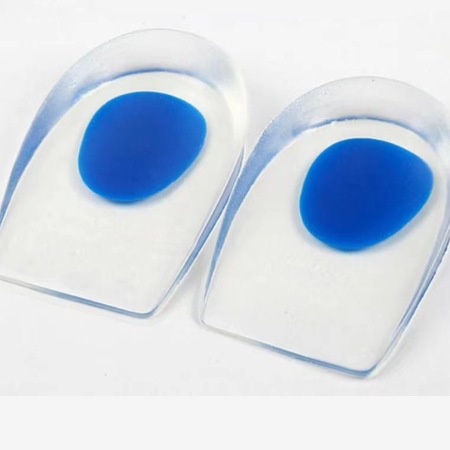 Set 2 branturi confortabile pentru calcai, Transparent/Albastru - eMAG.ro