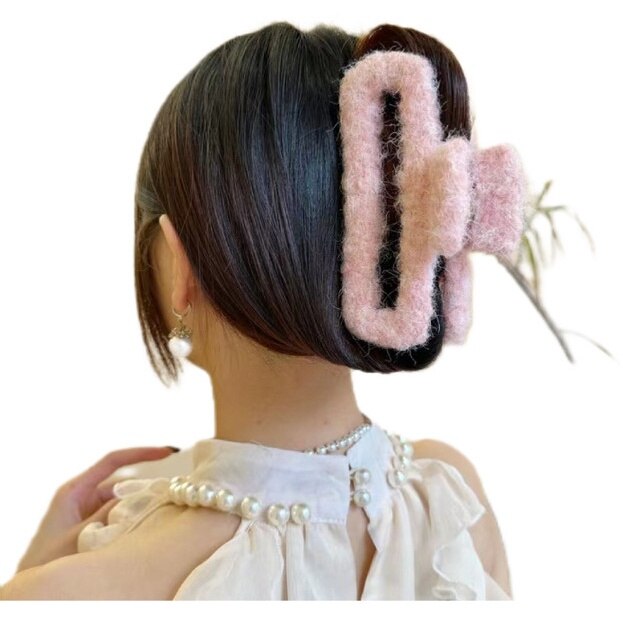 Clama de par, Plastic/Plus, Roz - eMAG.ro