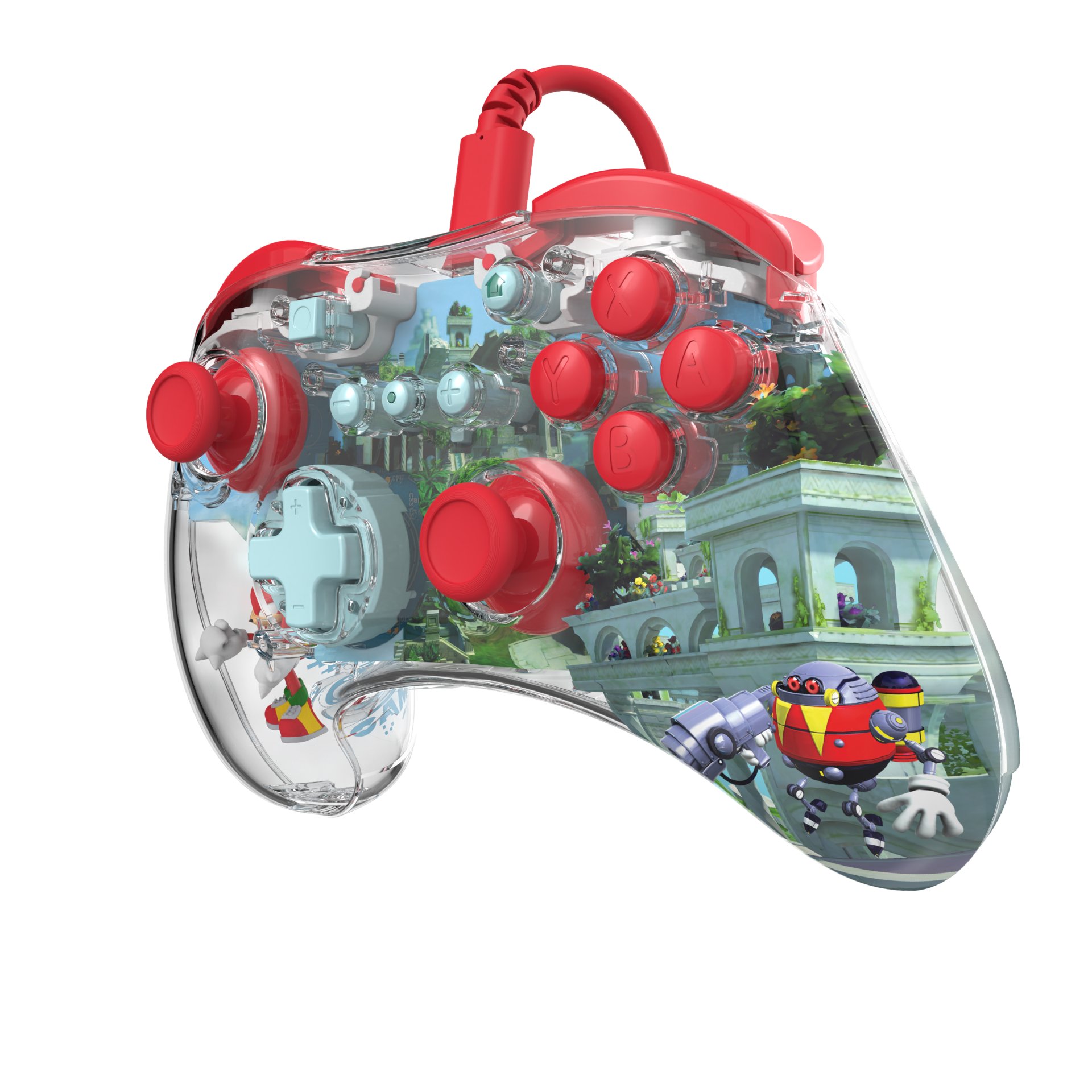 Controller cu fir, PDP REALMz, Nintendo Switch/OLED, Sonic: Knuckles ...