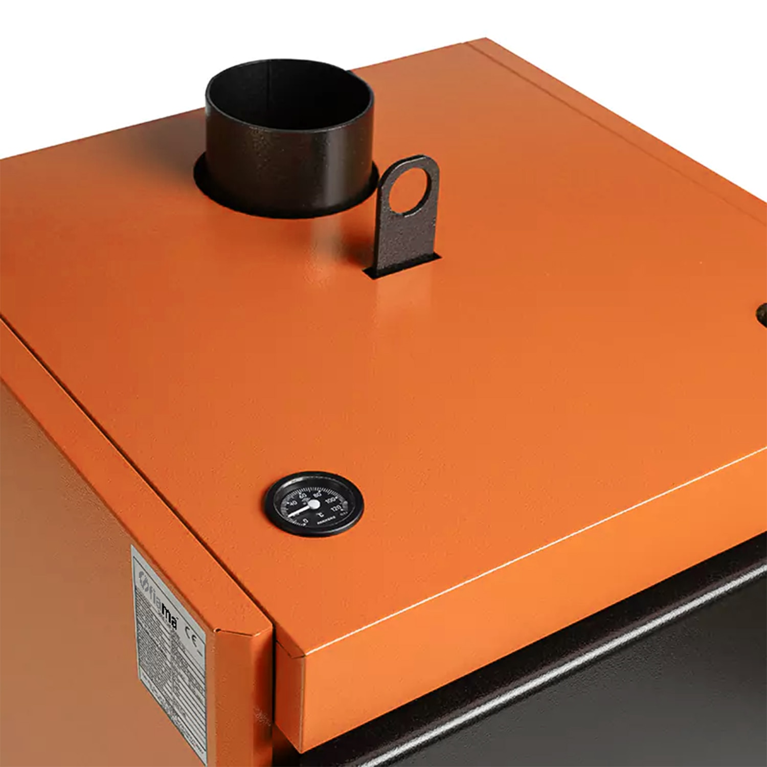 Set Centrala pe combustibil solid Fiama W 45 kW, Cos inox, Radiatoare ...