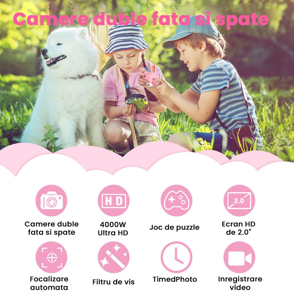 Camera foto digitala pentru copii, sundiguer, functie foto cu 4000W ...