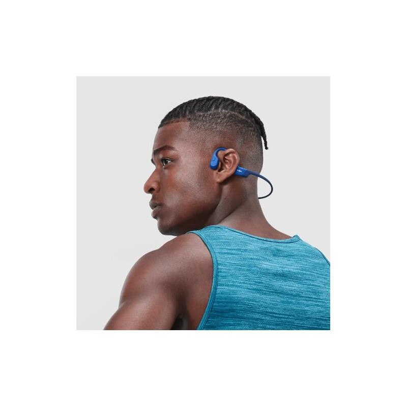 Casti audio waterproof Shokz OpenRun Mini, Albastru - eMAG.ro