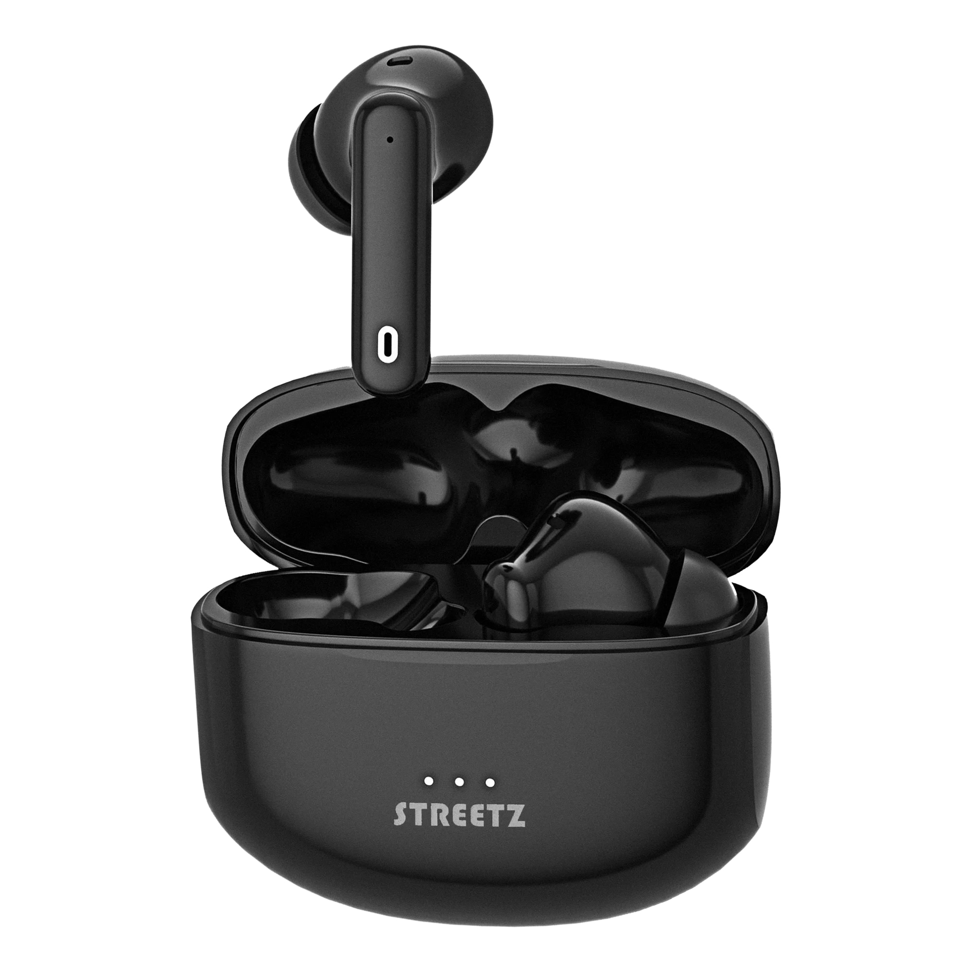 Casti in-ear Streetz T500 True Wireless Stereo, ANC, matte black - eMAG.ro