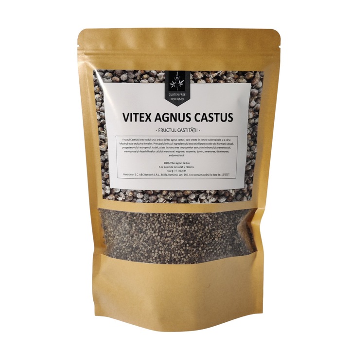 Vrac, Vitex Agnus Castus, 500 g - eMAG.ro
