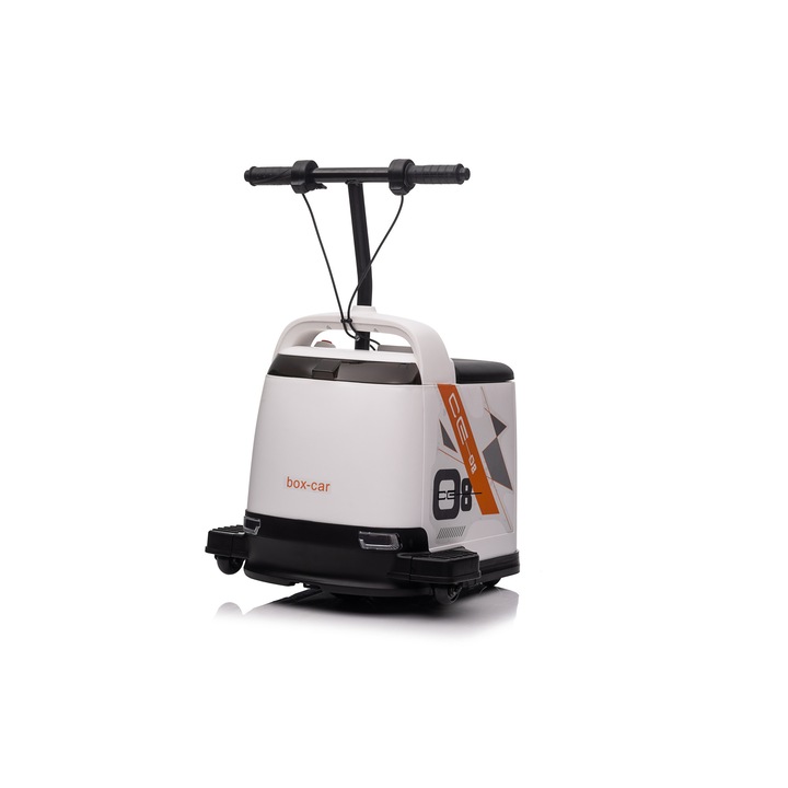 Masinuta electric pentru copii, Kinderauto Box-Car 360, 180W, 24V, alba ...