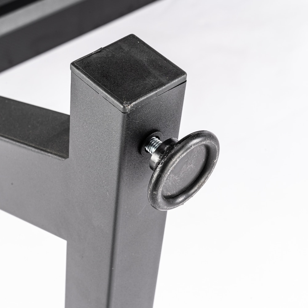 Birou de Gaming, 503BK, 120 x 60 x 73 cm, Cadru Otel, Blat MDF, Negru ...