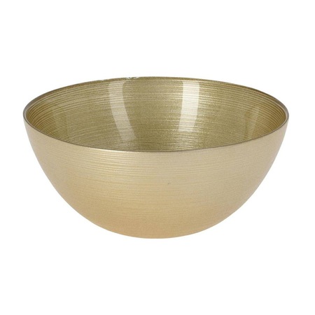 Bol, Siaki Collection, Sticla, 21 cm, Auriu - eMAG.ro
