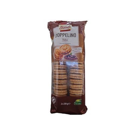 Biscuiti Doppelino Cacao, 500 g - eMAG.ro