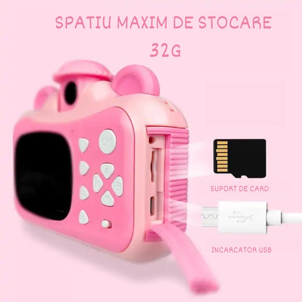 Camera foto digitala pentru copii, fotografii la minut, HD, termica ...