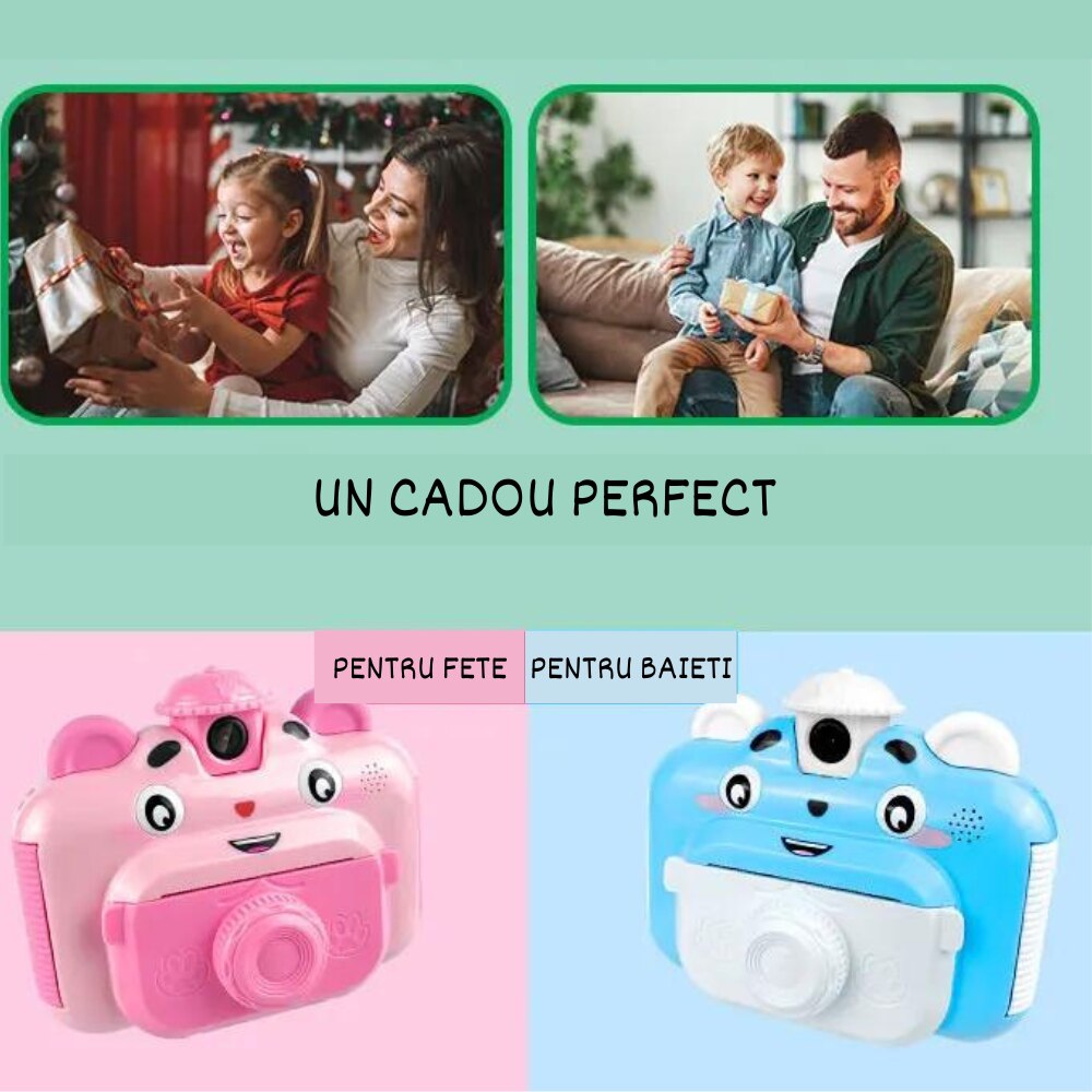 Camera foto digitala pentru copii, fotografii la minut, HD, termica ...