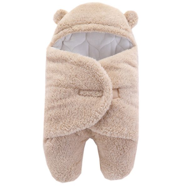 Patura pentru bebelusi in forma de ursulet, Fluffkins - Maro - eMAG.ro