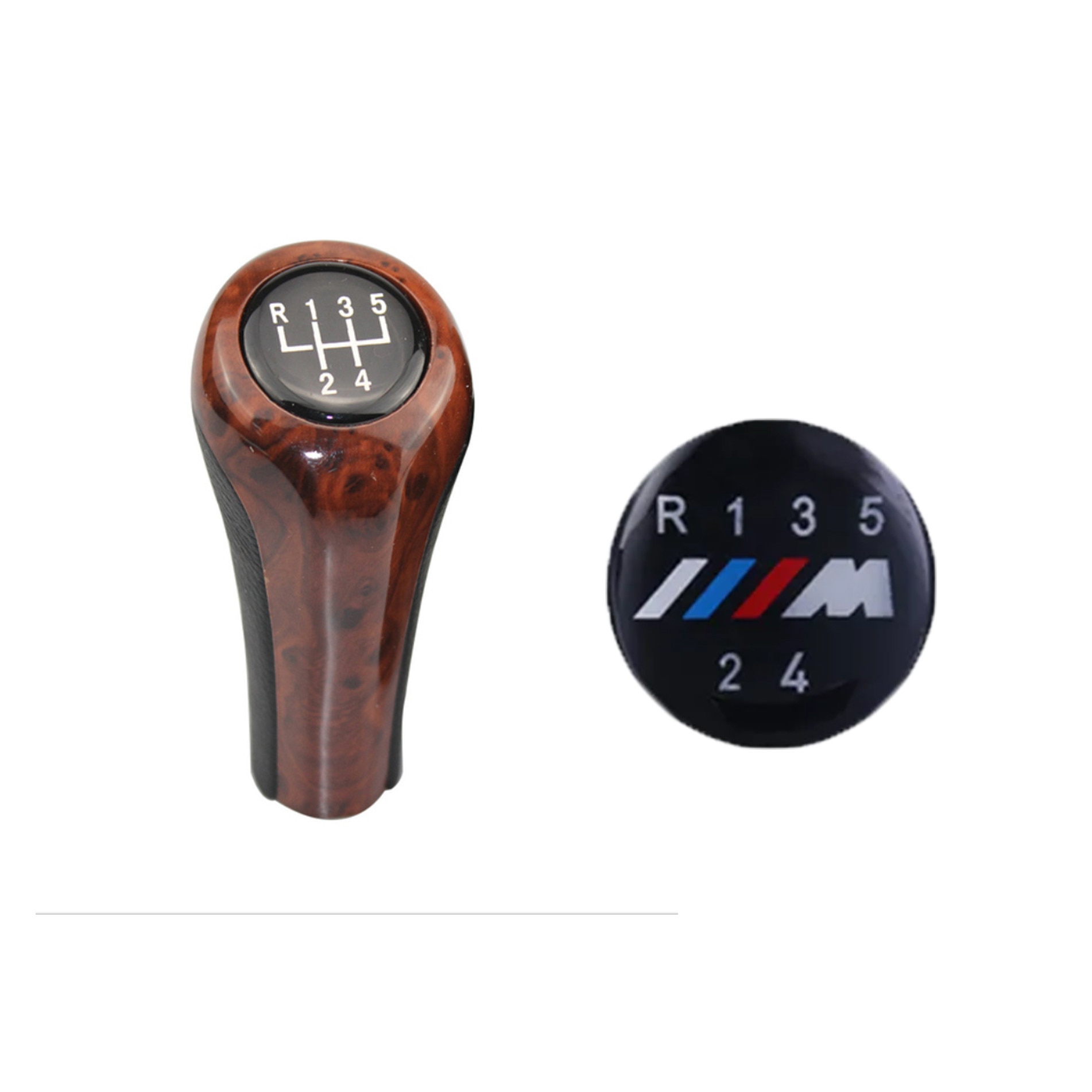 Топка за скоростен лост, BMW М 1 3 E30 E36 E46 E90 E91 E92 E93 E81 E82 E87 E88, Махагон - eMAG.bg