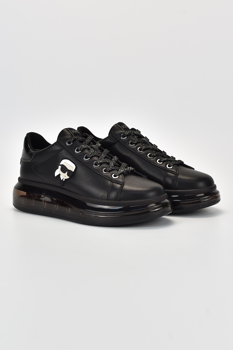 Karl Lagerfeld, Pantofi sport de piele cu logo - eMAG.ro