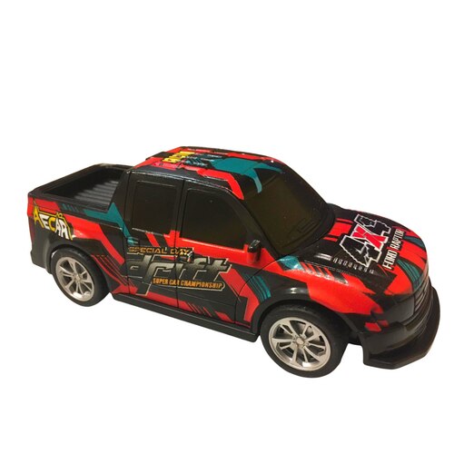 Masina jucarie, TeleOnline, 4x4 Raptor, Rosu/Negru - eMAG.ro