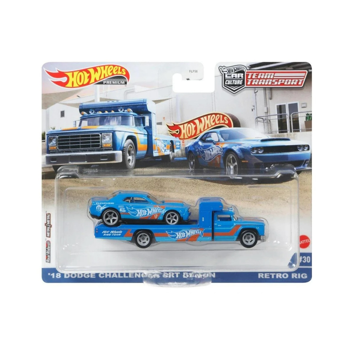 Set Masinute Hot Wheels Premium, '18 Dodge Challenger SRT Demon & Retro ...