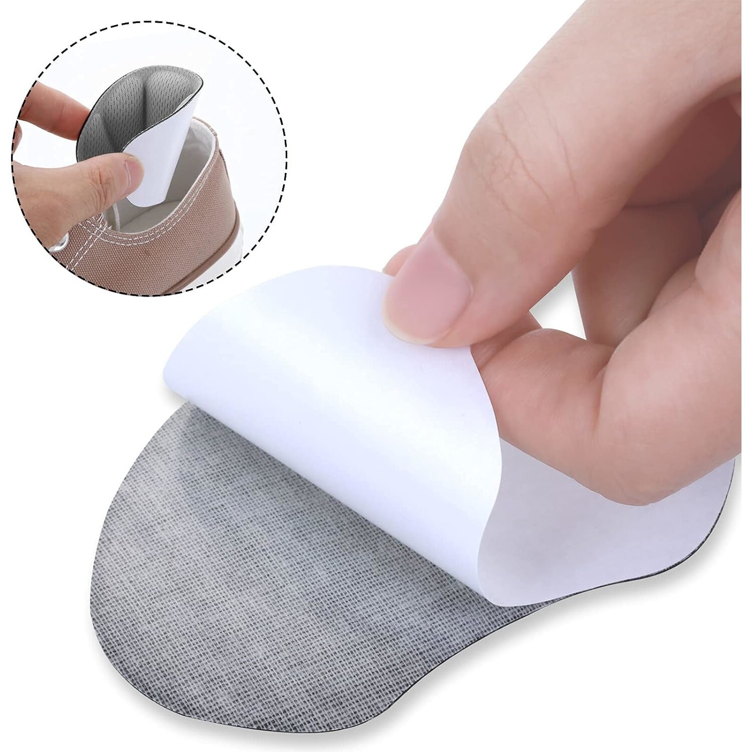 Set 6 branturi cu pernite pentru calcai, JENUOS®, Suport Interior ...