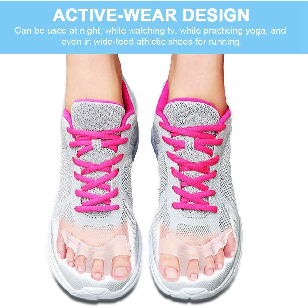 Set 4 Separatoare Degete Picior, JENUOS®, Ajuta la Pozitionarea Corecta ...