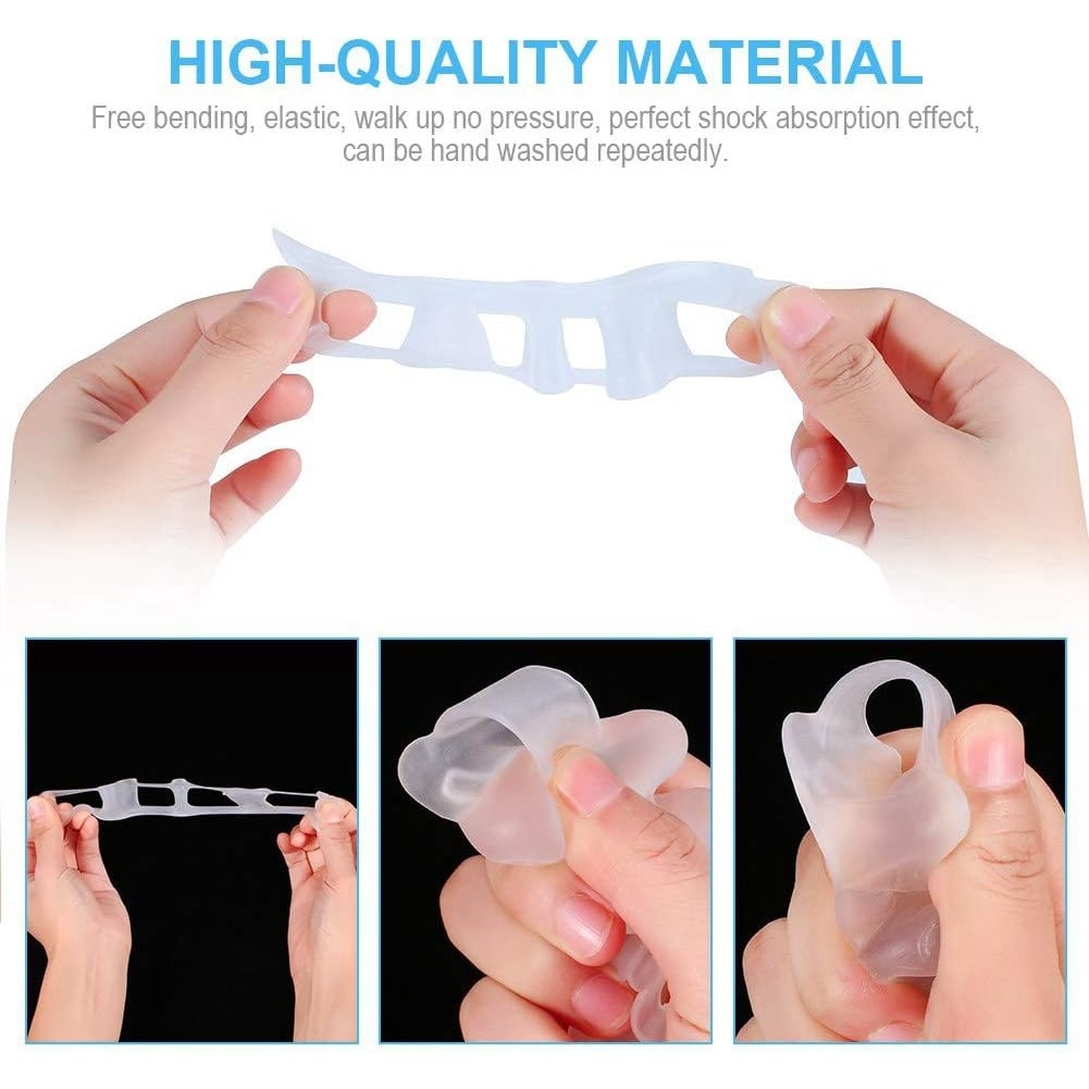 Set 4 Separatoare Degete Picior, JENUOS®, Ajuta la Pozitionarea Corecta ...