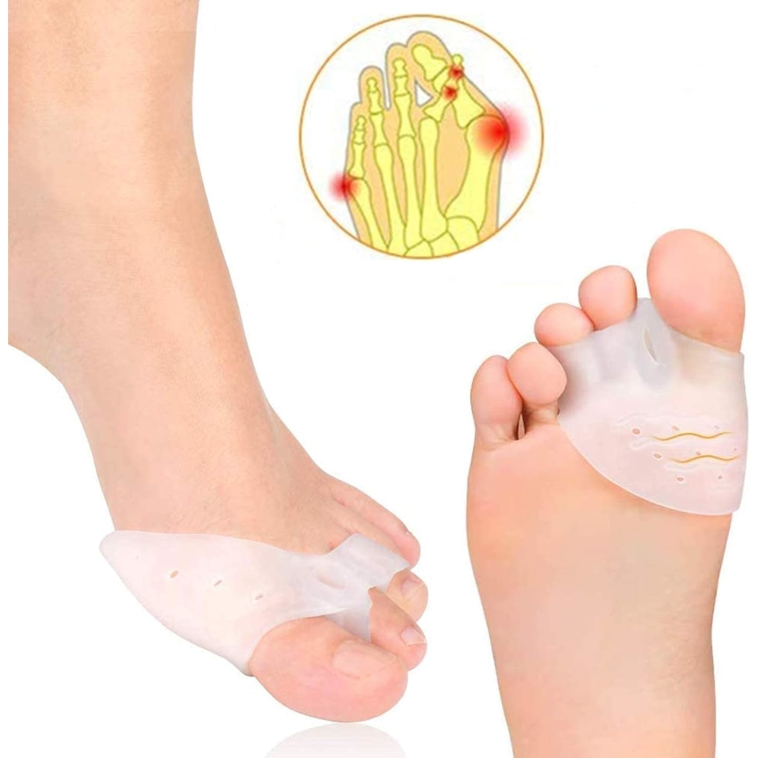 Set 6 protectii pentru monturi, separator 3 degete, din silicon, JENUOS ...