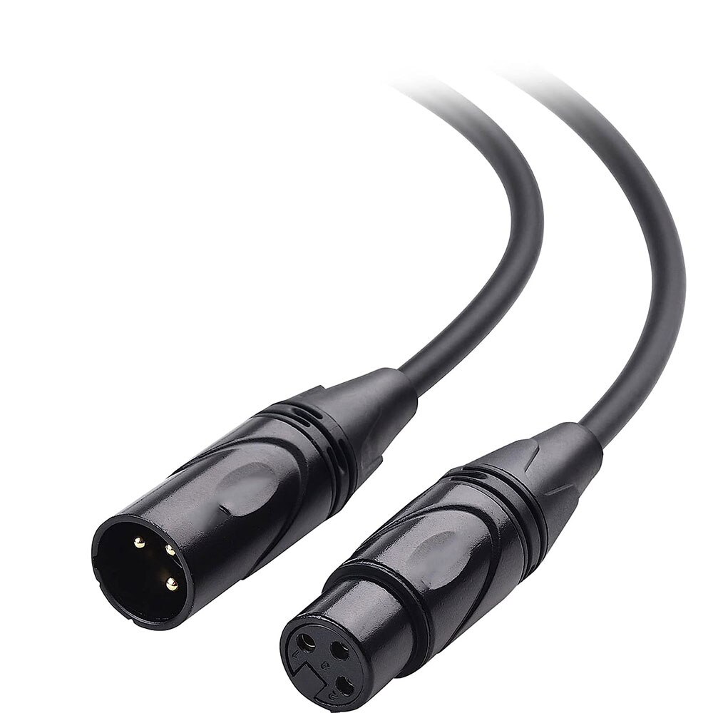 Комплект от 2 XLR стерео аудио кабела, oein®, мъжки към женски ...