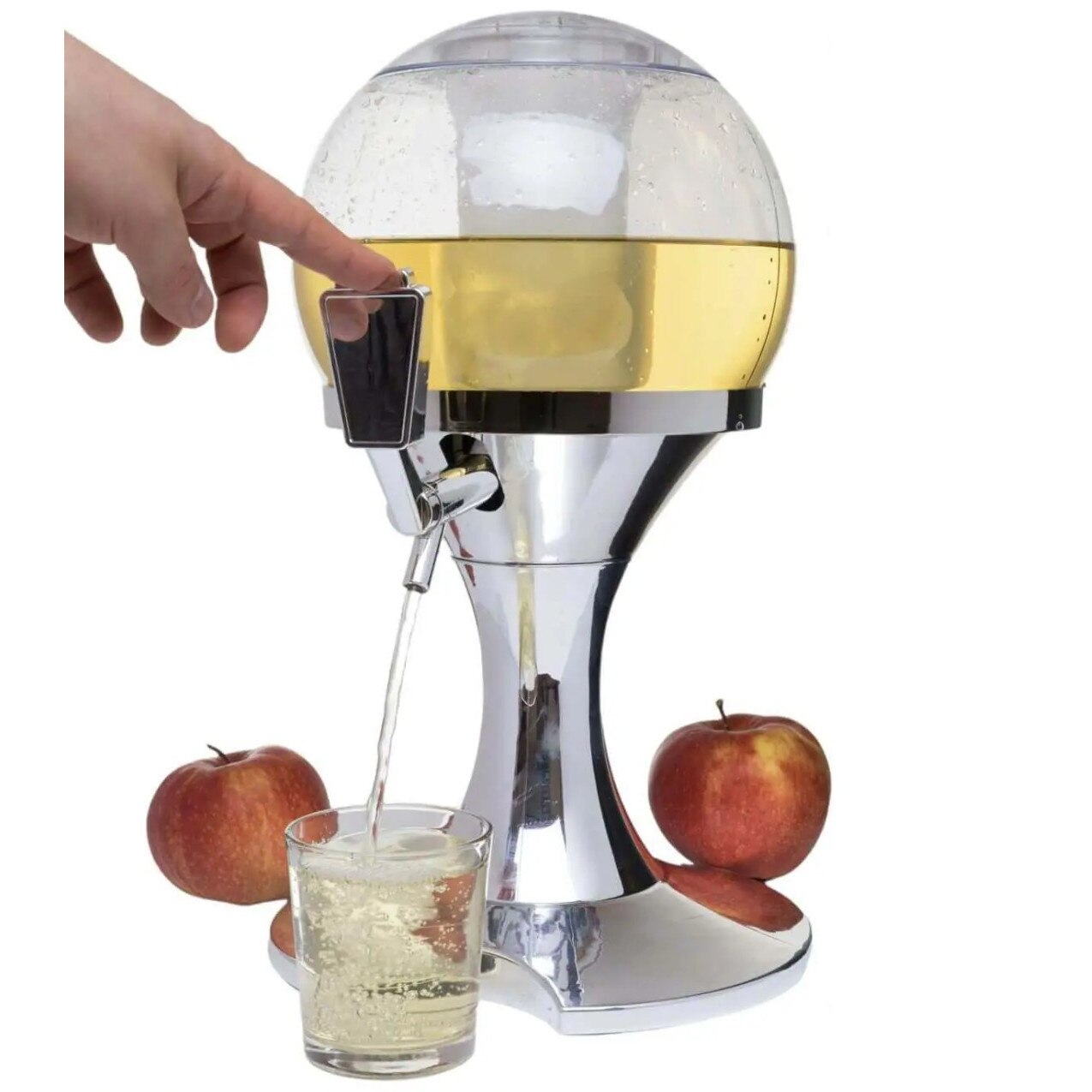 Dozator de bere/vin/vodka, Zola, recipient pentru gheta, 3.5 l, 44 x 24 ...