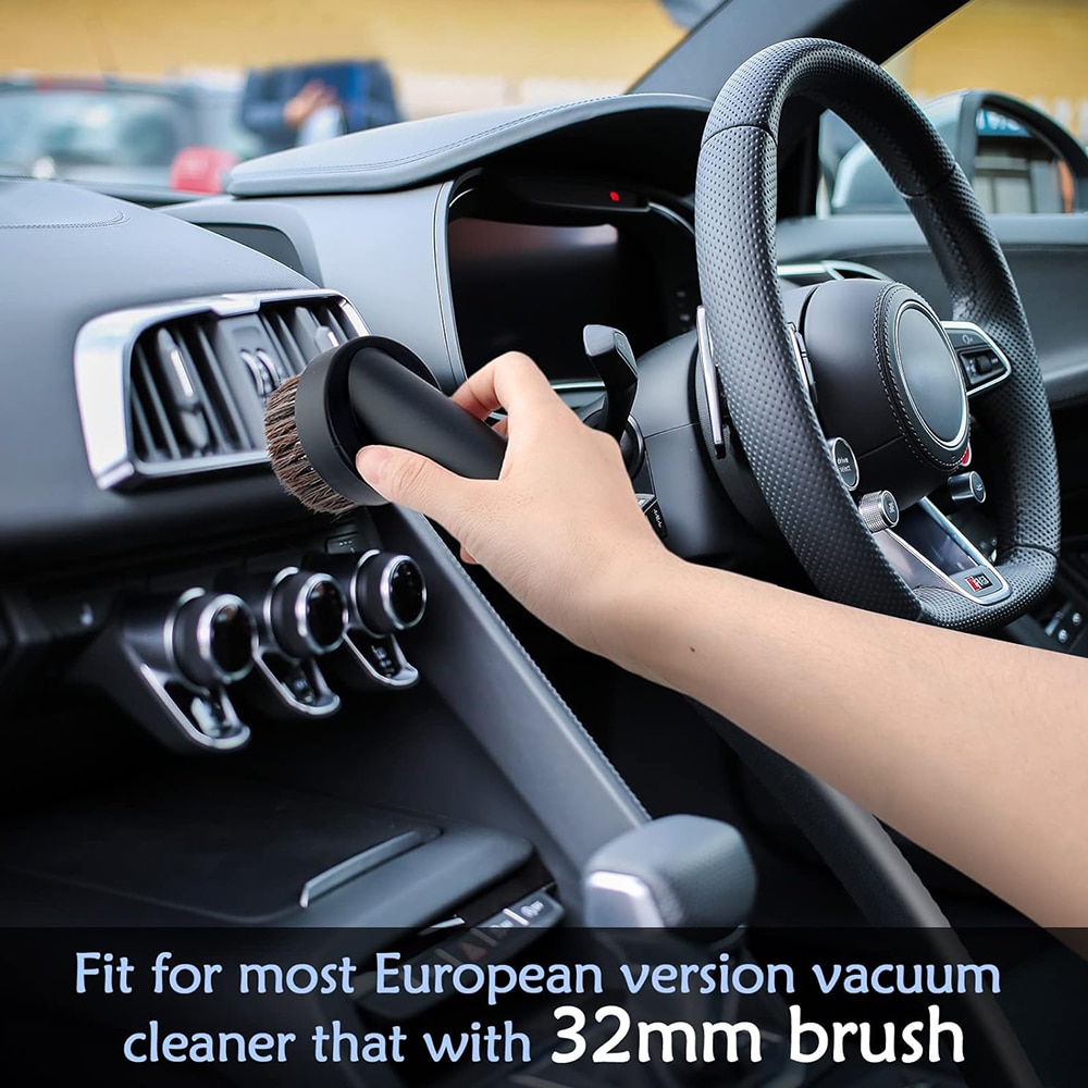 Set 2 perii rotunde pentru praf, Yefound®, Pentru tub de diametru 32 mm ...