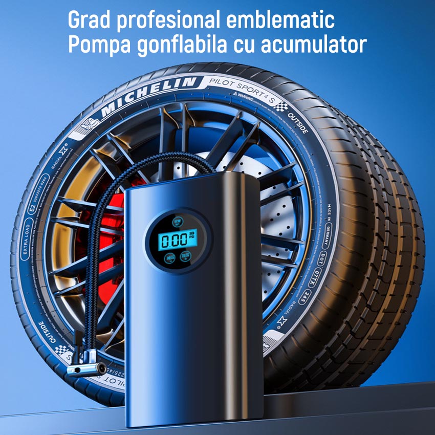 Compresor auto portabil, Automobile, Motociclete, Biciclete, Mingi ...