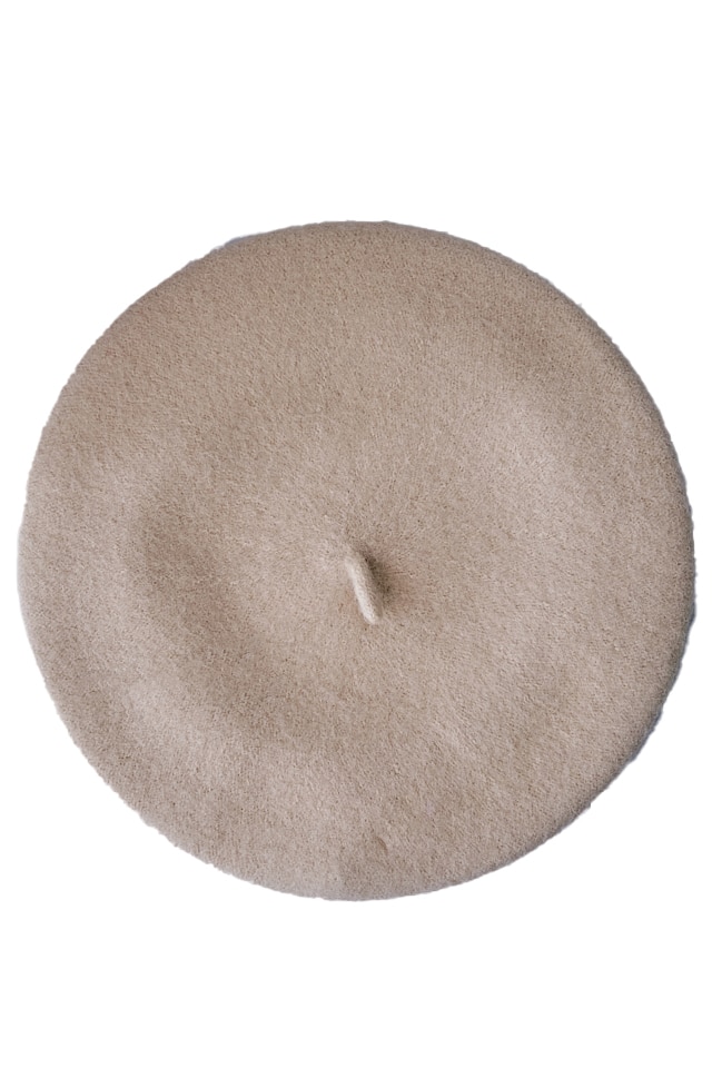 Basca dama French, de tip bereta, Crem, Diametrul 26 cm - eMAG.ro