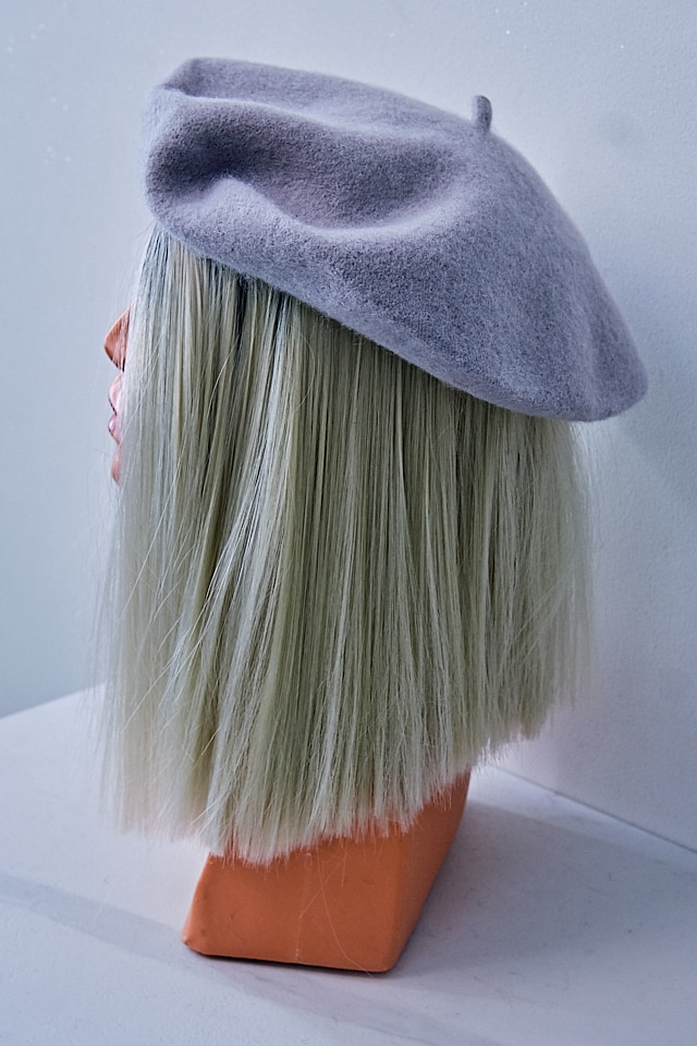 Basca dama French, de tip bereta, Gri, Diametrul 26 cm - eMAG.ro