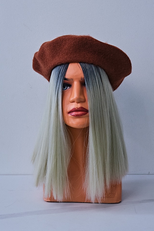 Basca dama French, de tip bereta, Maro, Diametrul 26 cm - eMAG.ro