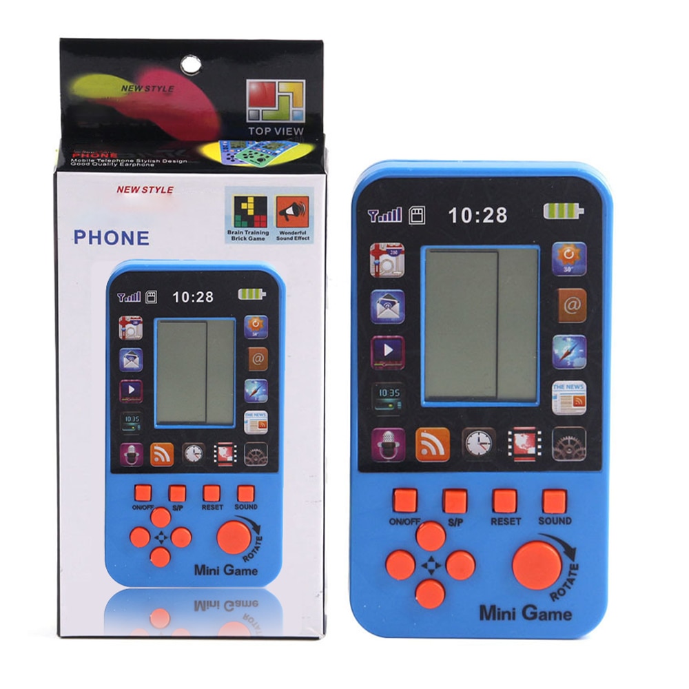 Consola de jocuri Tetris cu ecran mare, Yefound®, Roz - eMAG.ro