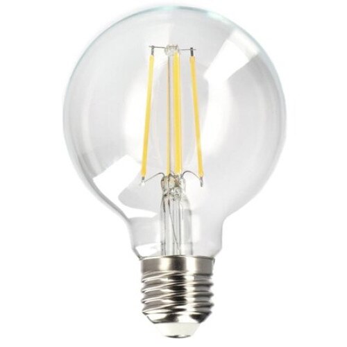 Bec decorativ cu filament LED DARI, 7W, E27, 3000K, 806lm, 230V, CLEAR ...