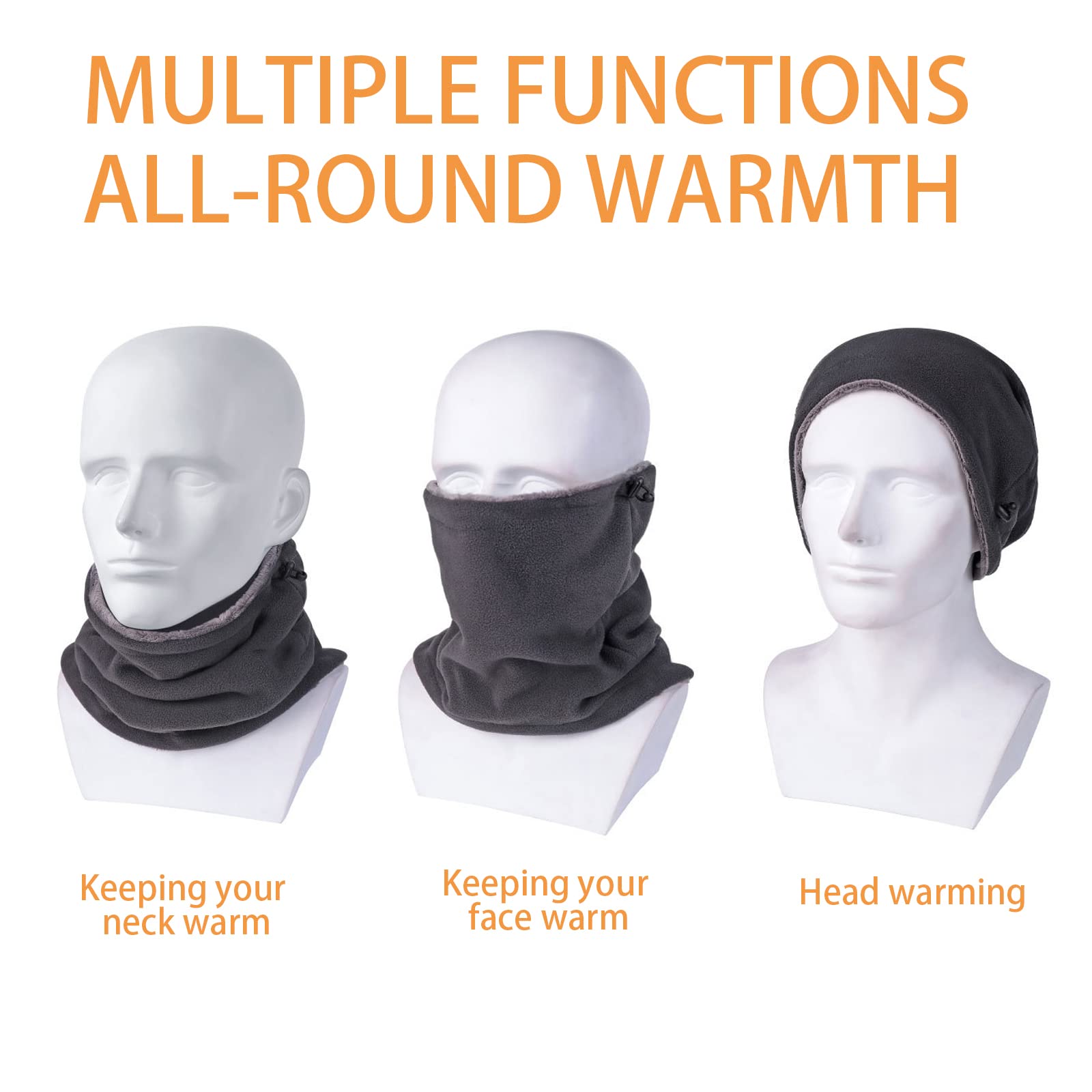 Guler termic pentru barbati, Fleece, Negru - eMAG.ro