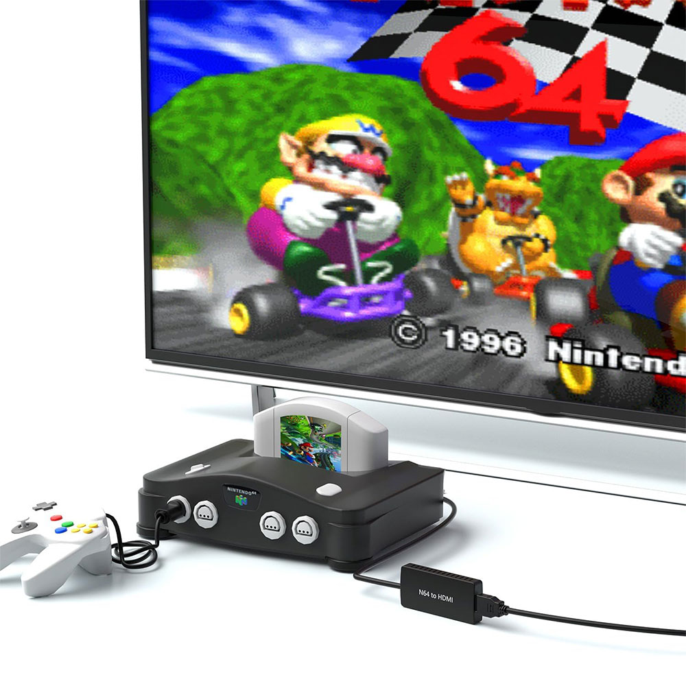 N64 към HDMI конвертор, oein, 1080P, черен - eMAG.bg