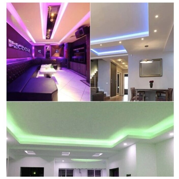 Kit Banda LED, RGB, 5m, cu telecomanda si functii multiple - eMAG.ro