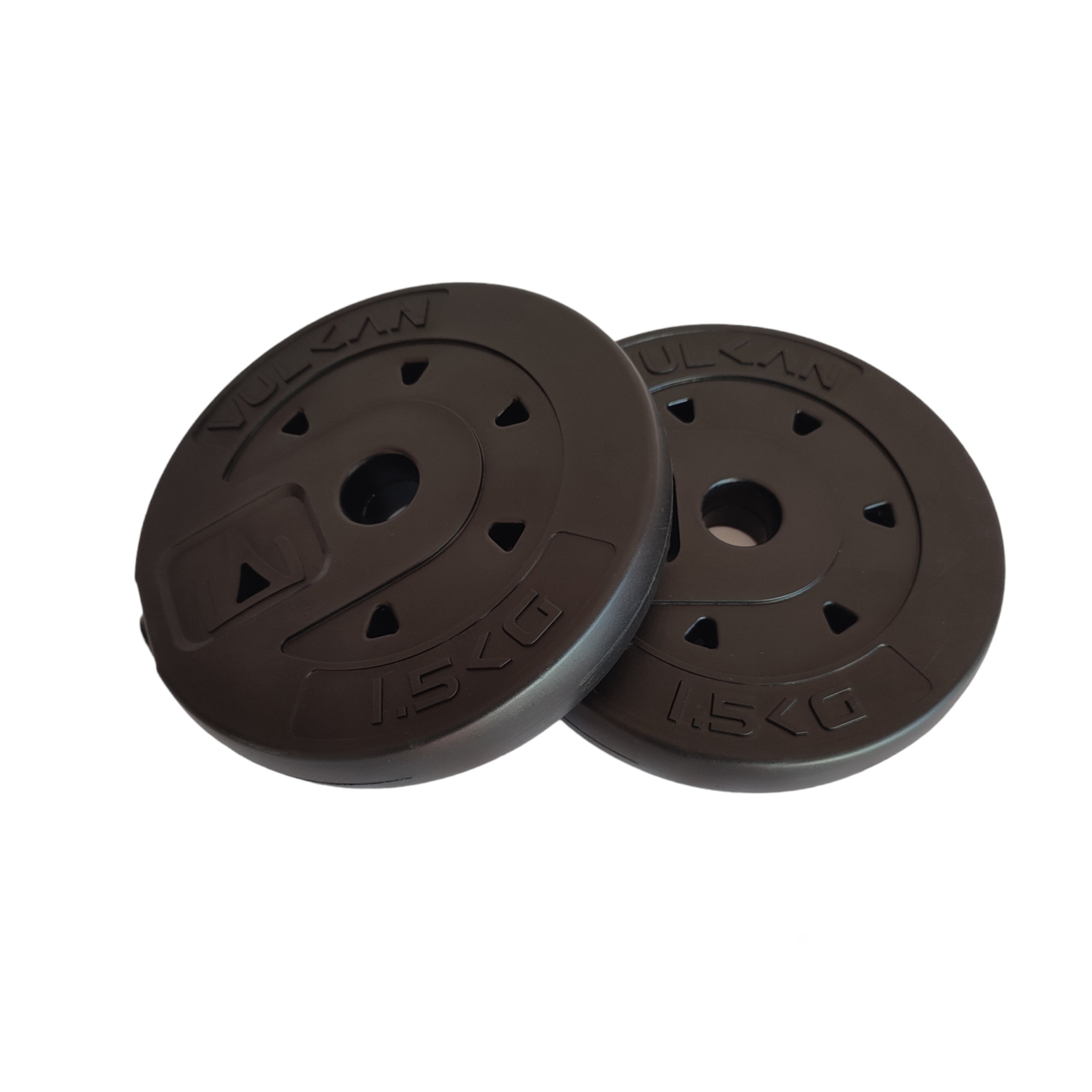 Set gantere si haltera 20 kg Vulkan® cu set manusi si mansete fitness ...