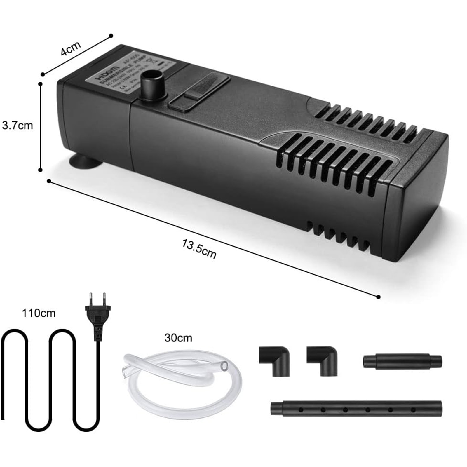 Filtru intern pentru acvariu, NUODWELL, Material ABS, 4W, 300L/H, cu ...