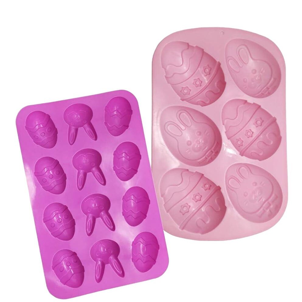 Set 2 forme de prajituri, Mmgoqqt, Silicon, Roz/Mov - eMAG.ro