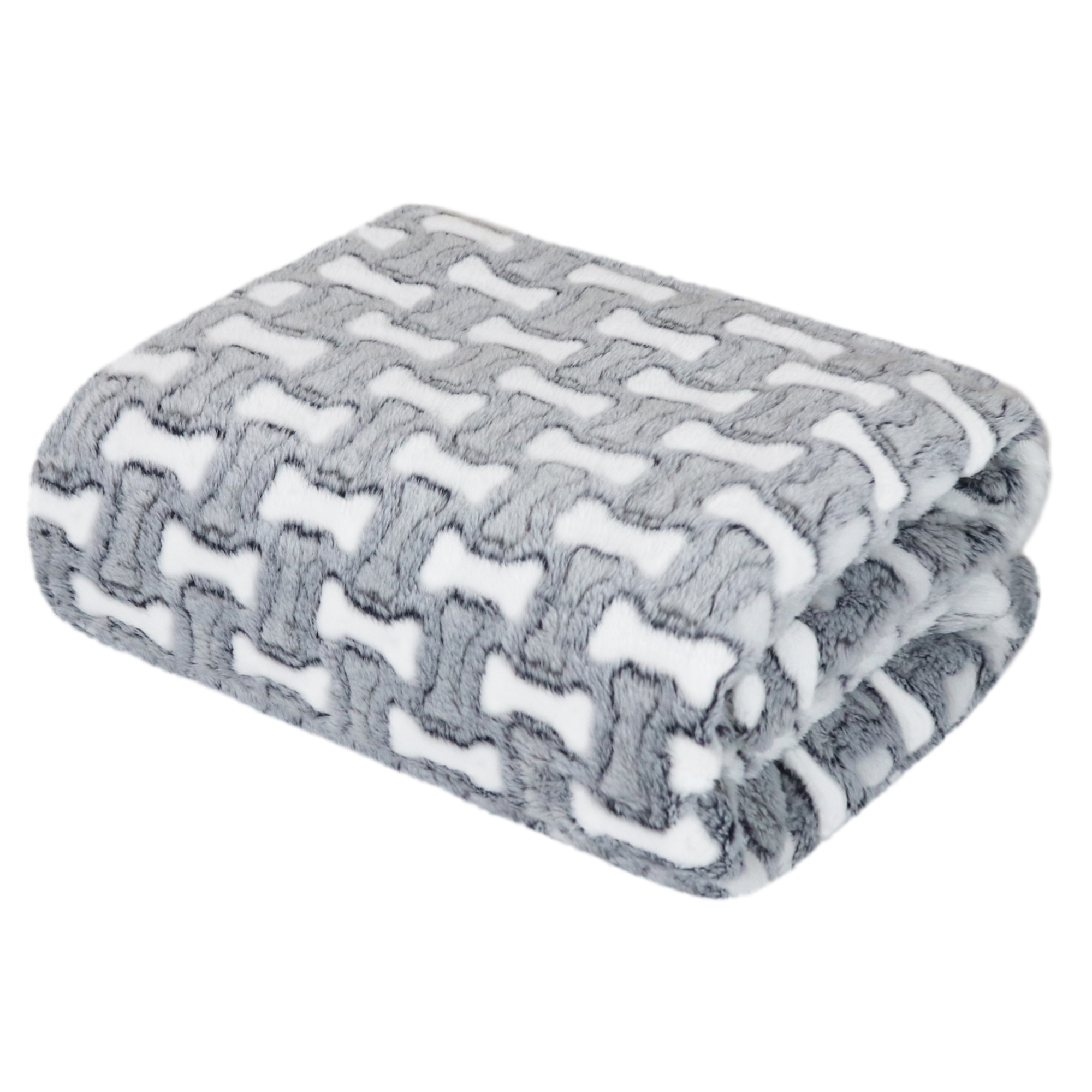 Set patura si perna pentru caini/pisici, Dogguru, Poliester, 50x70cm ...