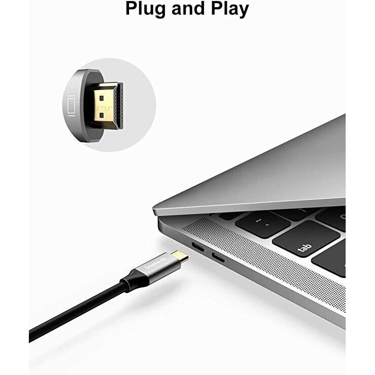 Cablu video USB-C - Hdmi / DisplayPort 4k 60HZ 1.8m - eMAG.ro