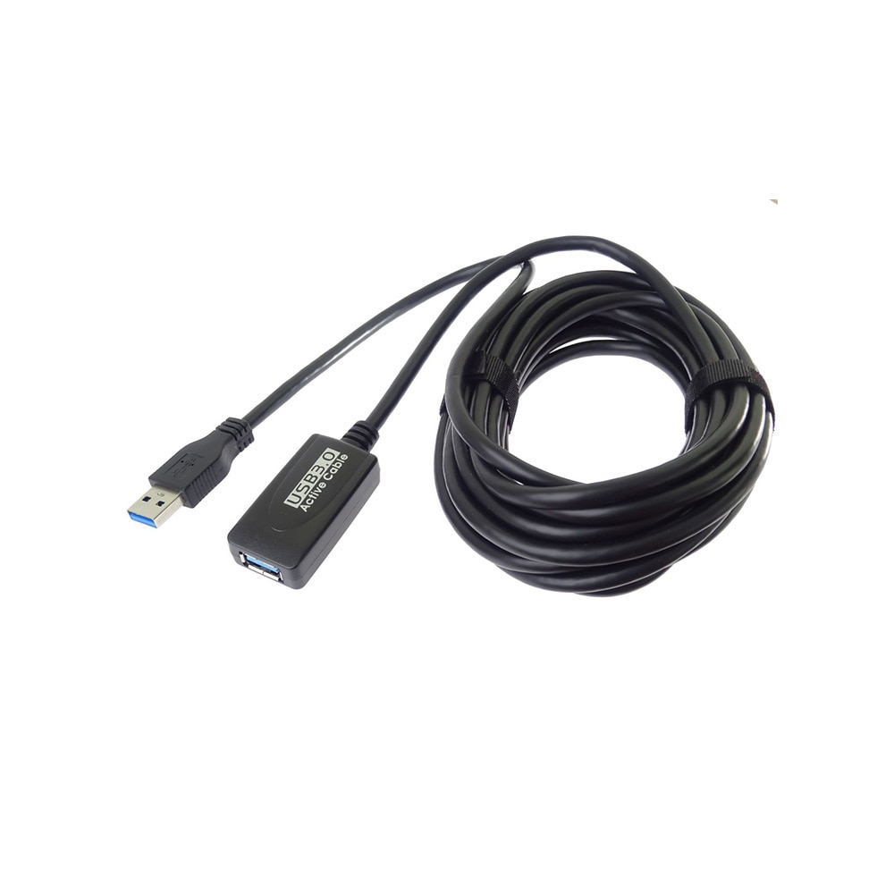 Cablu Extender Activ USB-A Tata la USB-A Mama, Basekit, 5 Metri, Negru ...