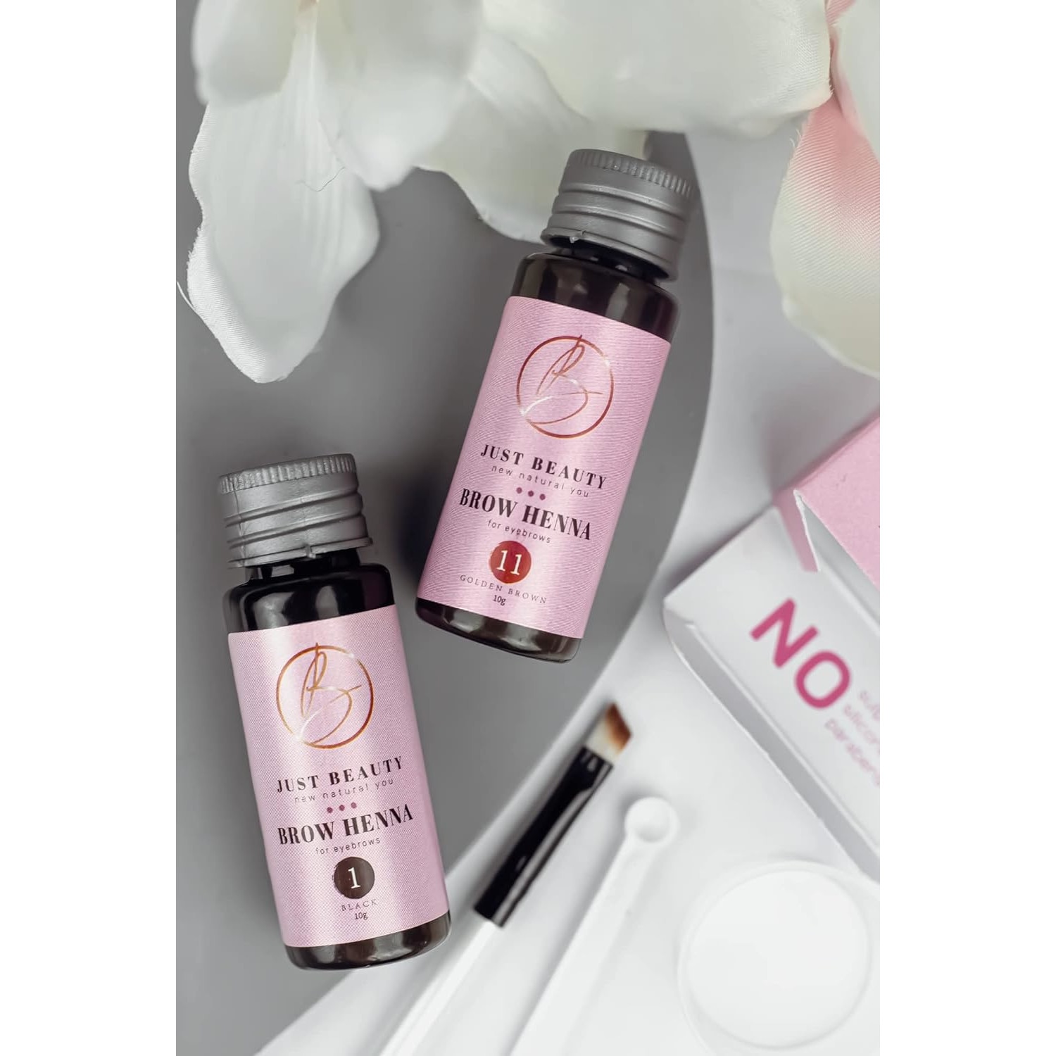 Just Beauty Henna Black No1 професионална боя за вежди - eMAG.bg