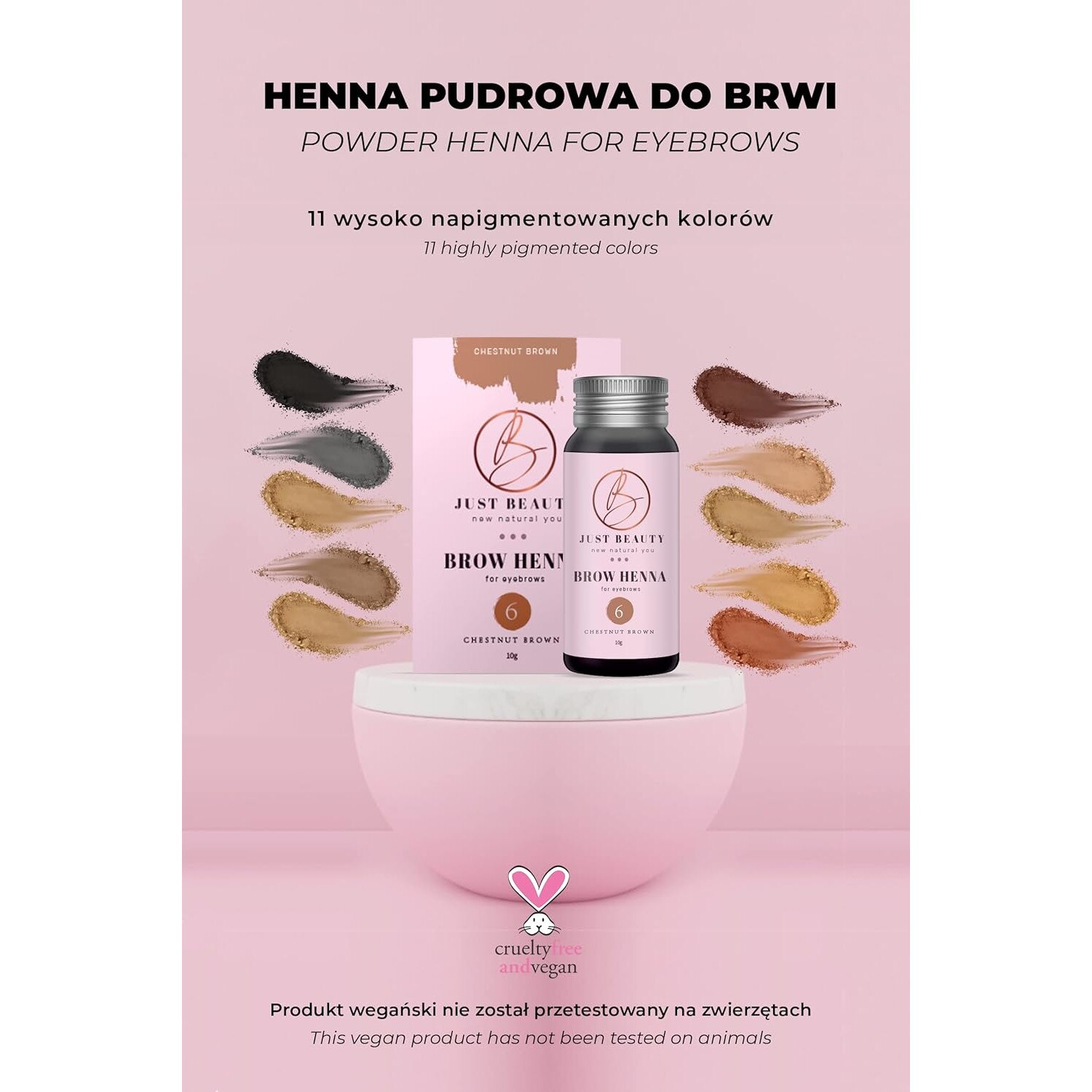 Just Beauty Henna Black No1 професионална боя за вежди - eMAG.bg